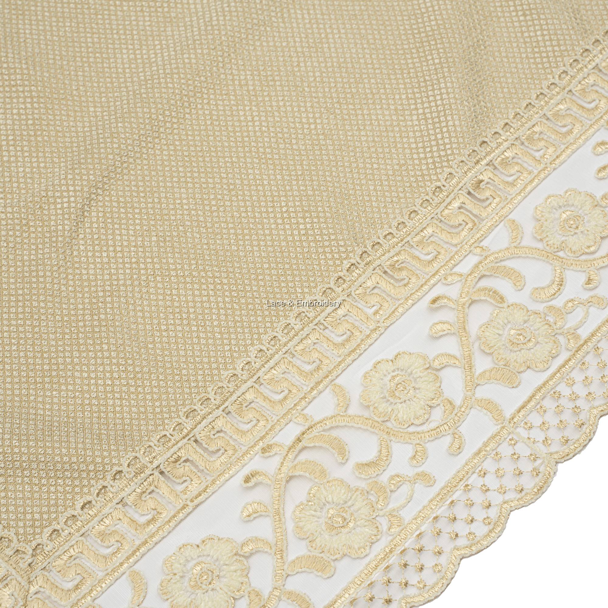 Chantilly Lace Square Coffee Tablecloth/Table Topper/Table Overlays ...