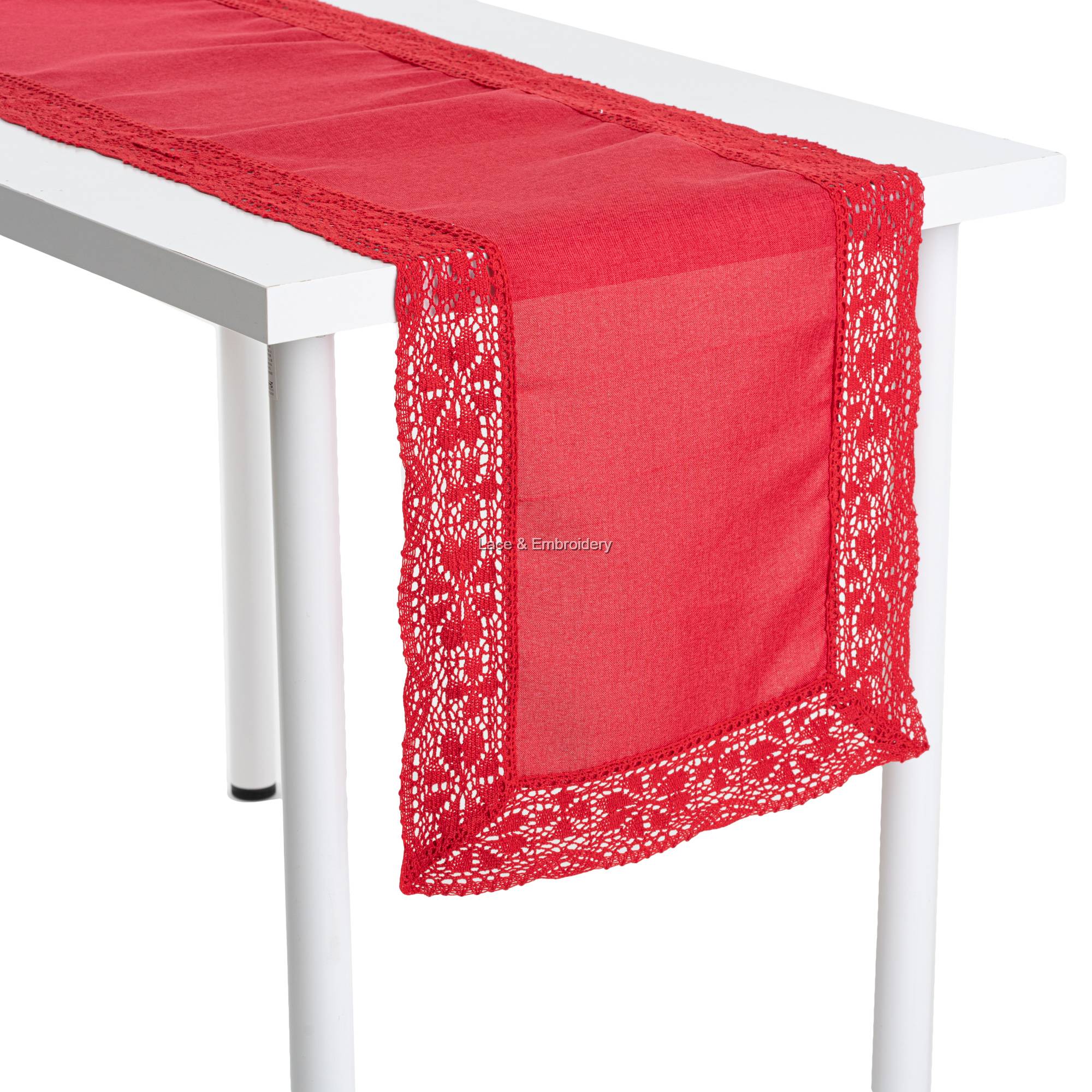 red table mats