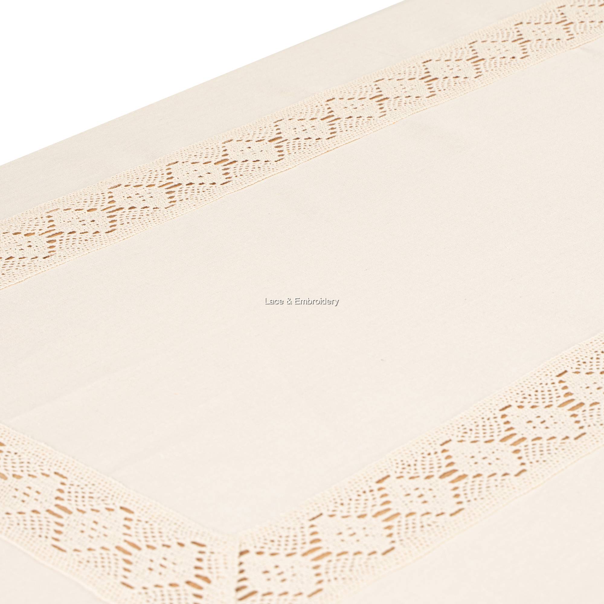 Lace & Embroidery Nostalgic Geometric Crochet Lace With 10cm Crochet ...