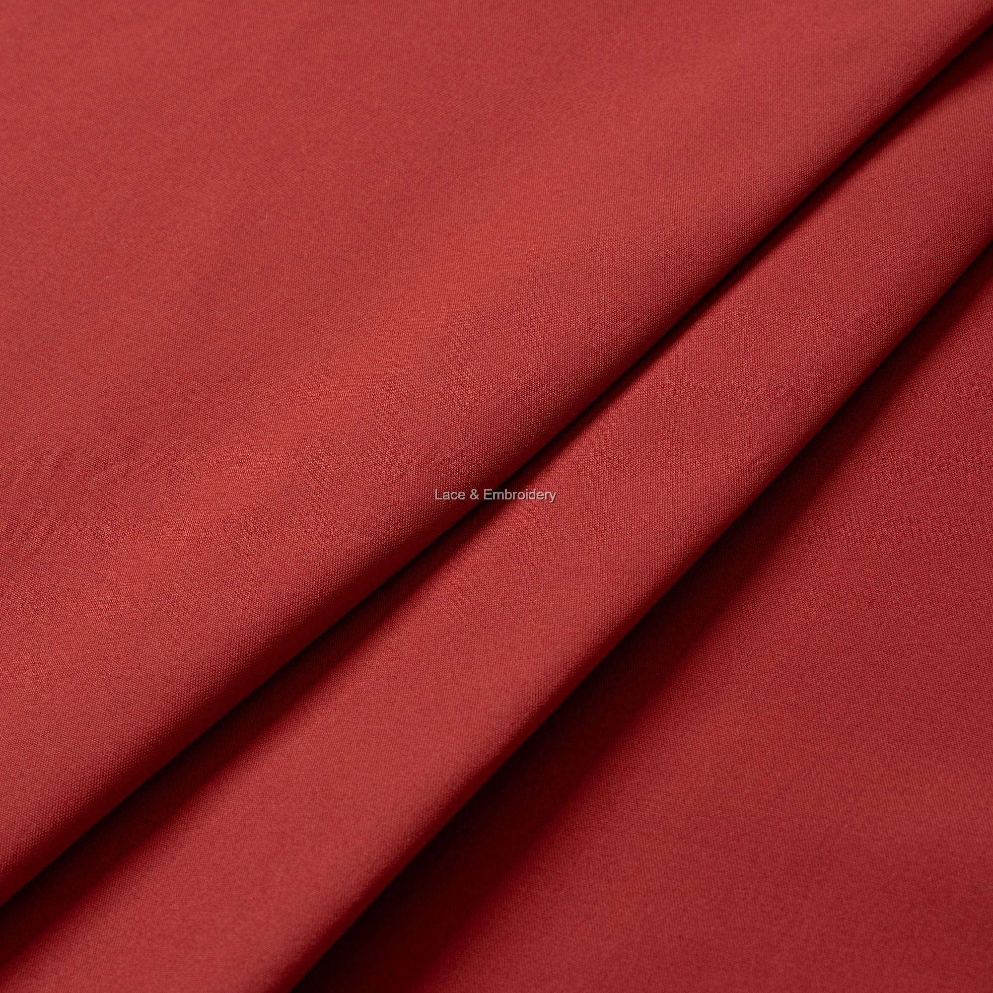Cottage Yarn Plain Apricot Red Thick Spun Polyester Dinner Cloth Table ...