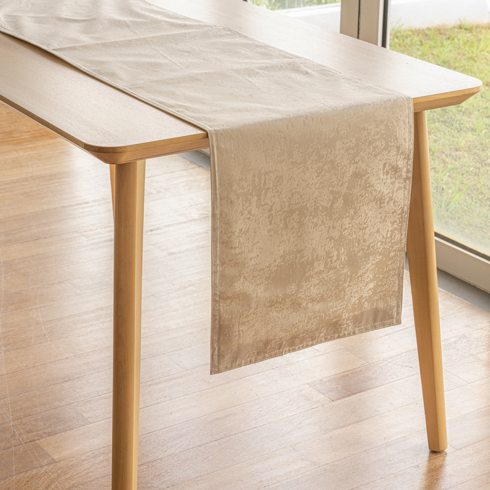 Cottage Yarn Desert Sand Jacquard Woven With Back Lining Rectangle ...