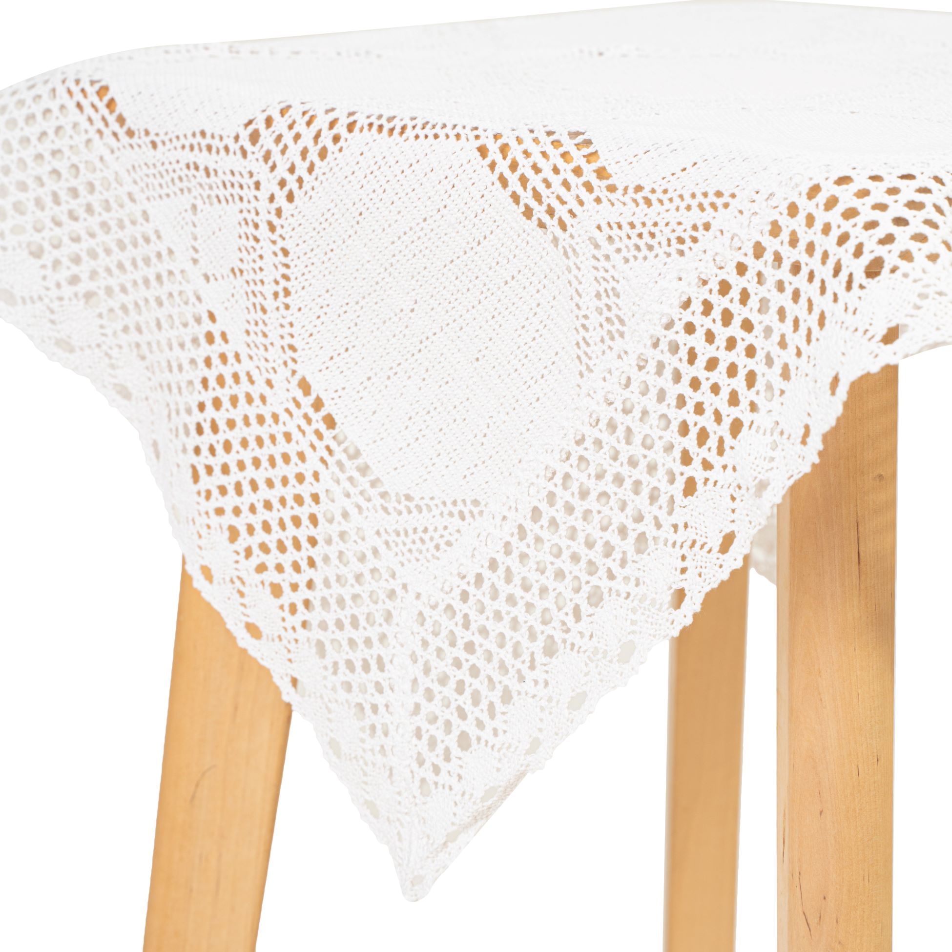 Lace & Embroidery Nostalgic Classic Full Crochet Lace Tablecloth with ...